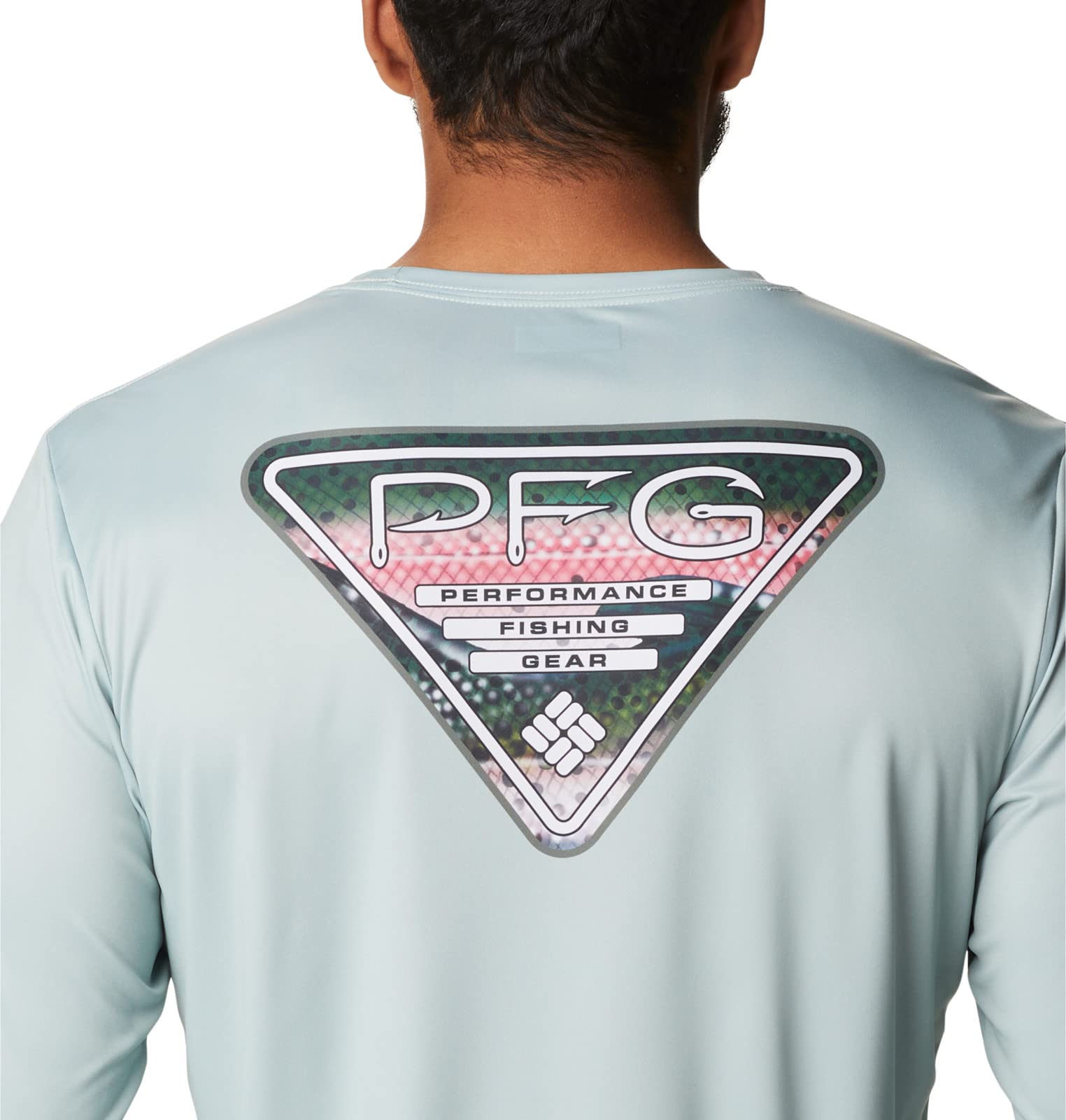 Columbia Men's Terminal Tackle PFG Fish Triangle Long Sleeve, Sun Glow/Dorado, XX-Large