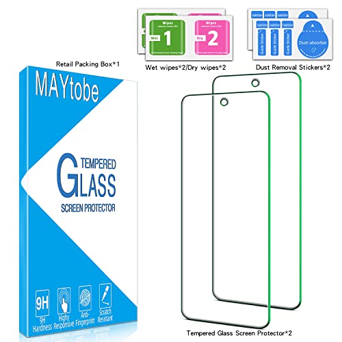 MAYtobe [2 Pack] Tempered Glass Designed For Motorola Moto G Stylus (2022) / Moto G Stylus 5G (2022) Screen Protector, Bubble Free, Easy to Install