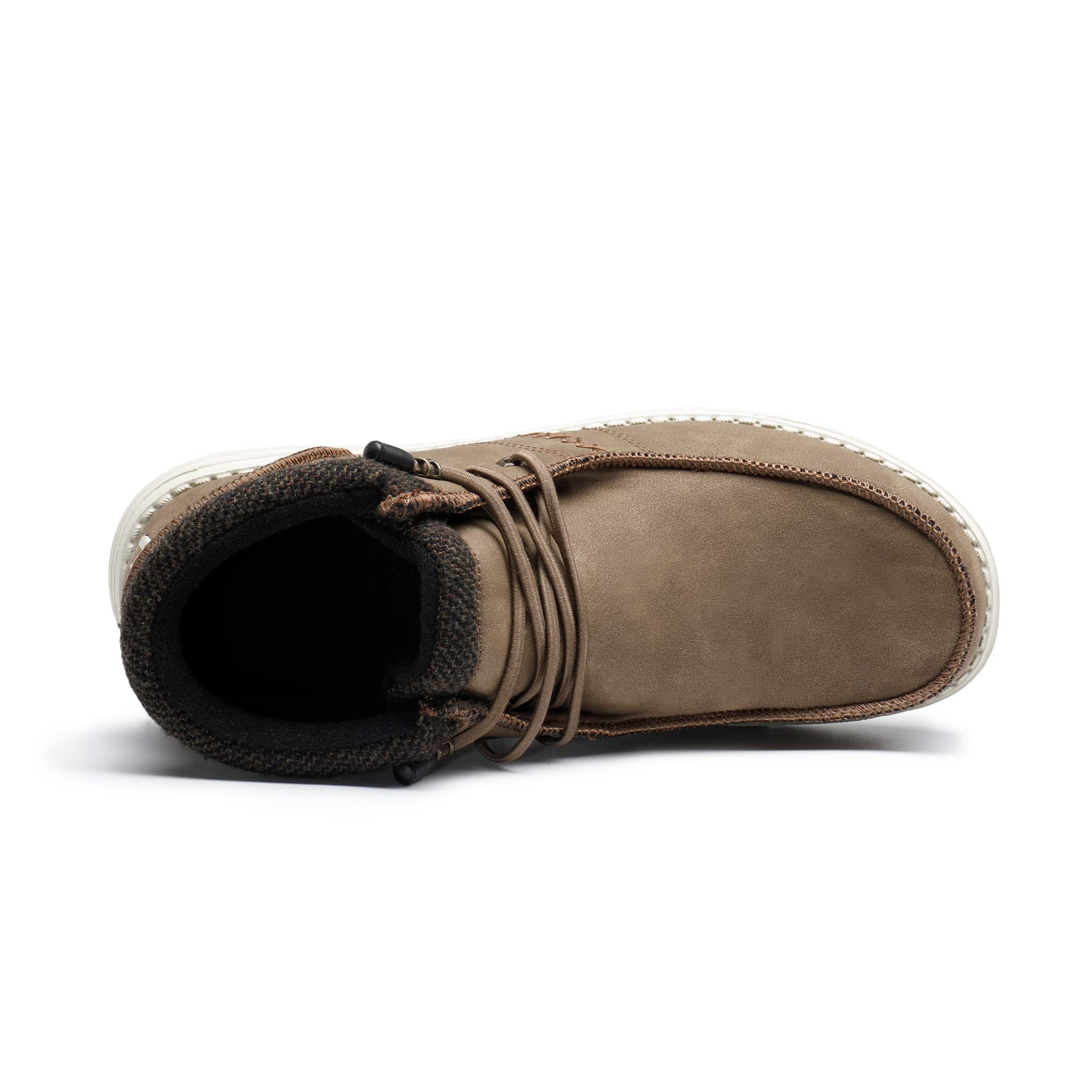 Bruno Marc Men's Casual Slip-on Shoes Warm Loafers for Men Winter Boots, Grey, Size 10.5, SBLS2233M