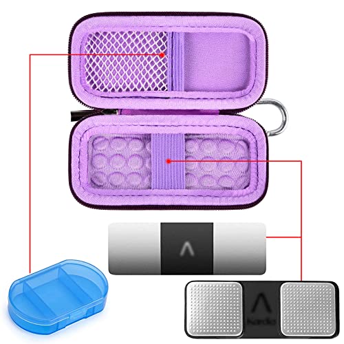 Heart Monitor Case Compatible with AliveCor for Kardia Mobile ECG/for KardiaMobile 6L for Apple and Android Device - CASE ONLY(Purple)