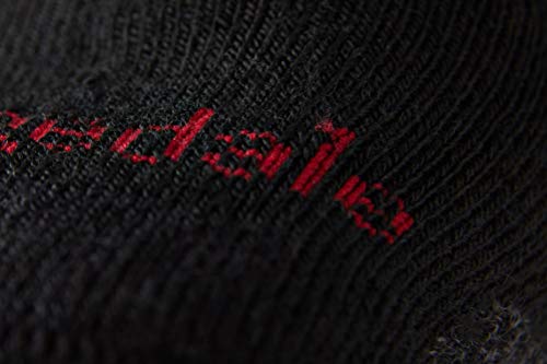 Bridgedale Men's Hike Midweight Boot Height - Merino Endurance Socks, Black, X-Large