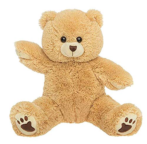 Record Your Own Plush 8 Inch Stuffed Brown Bear - Ready 2 Love in a Few Easy Steps