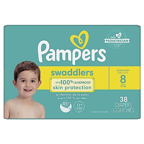 Pampers Swaddlers Diapers Size 8 38 Count