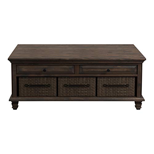 Coaster Furniture Coffee Table Weathered Burnish Brown 724058