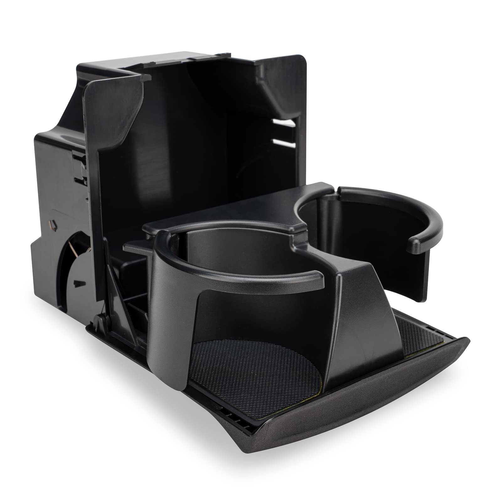 Center Console Cup Holder Insert Compatible with Nissan Titan 2004 2005 2006 2007 2008 2009 2010 2011 2012 2013 2014 2015 Replace 96967-9FD0B 969679FD0B(Black)