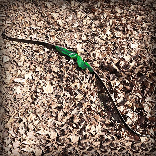 Black Hunter Archery Recurve Bow 60" Right Hand Hunting Takedown Bow Set 20-60 lbs Adults Archery Suitable for Practice Competition