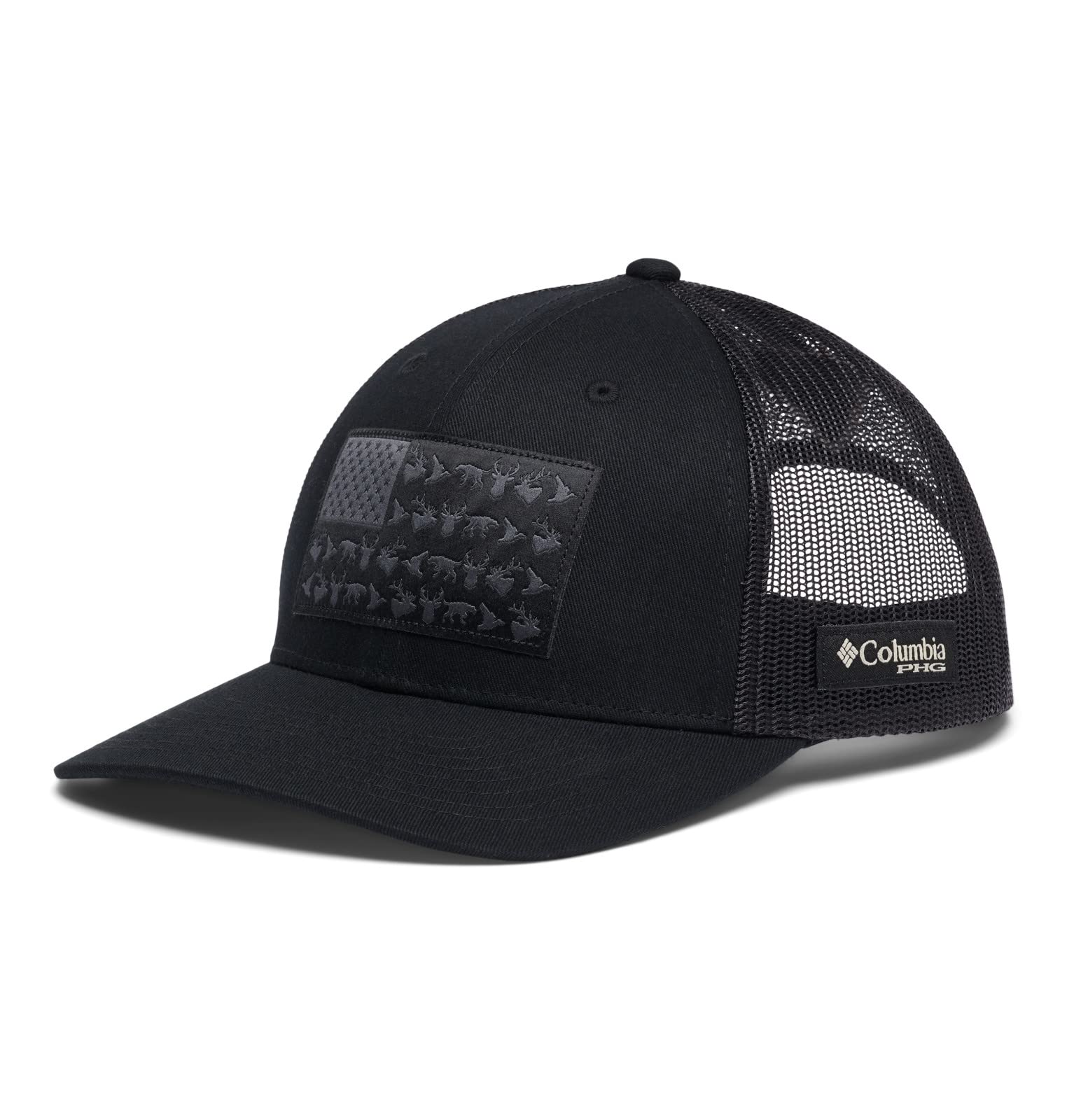 Columbia Unisex PHG Game Flag Mesh Snap Back - High, Grill/Flax, One Size