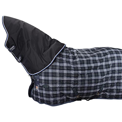 Horseware Ireland Rhino Vari-Layer Stable Blanket (250g Medium), Size: 78, Color: Navy Check (Indigo Trim)