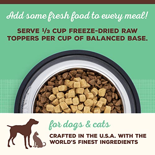 Primal Cupboard Cuts Freeze Dried Raw Cat Food & Dog Food Topper, Grain Free Meal Mixer for Dogs & Cat (Chicken, 3.5 oz)