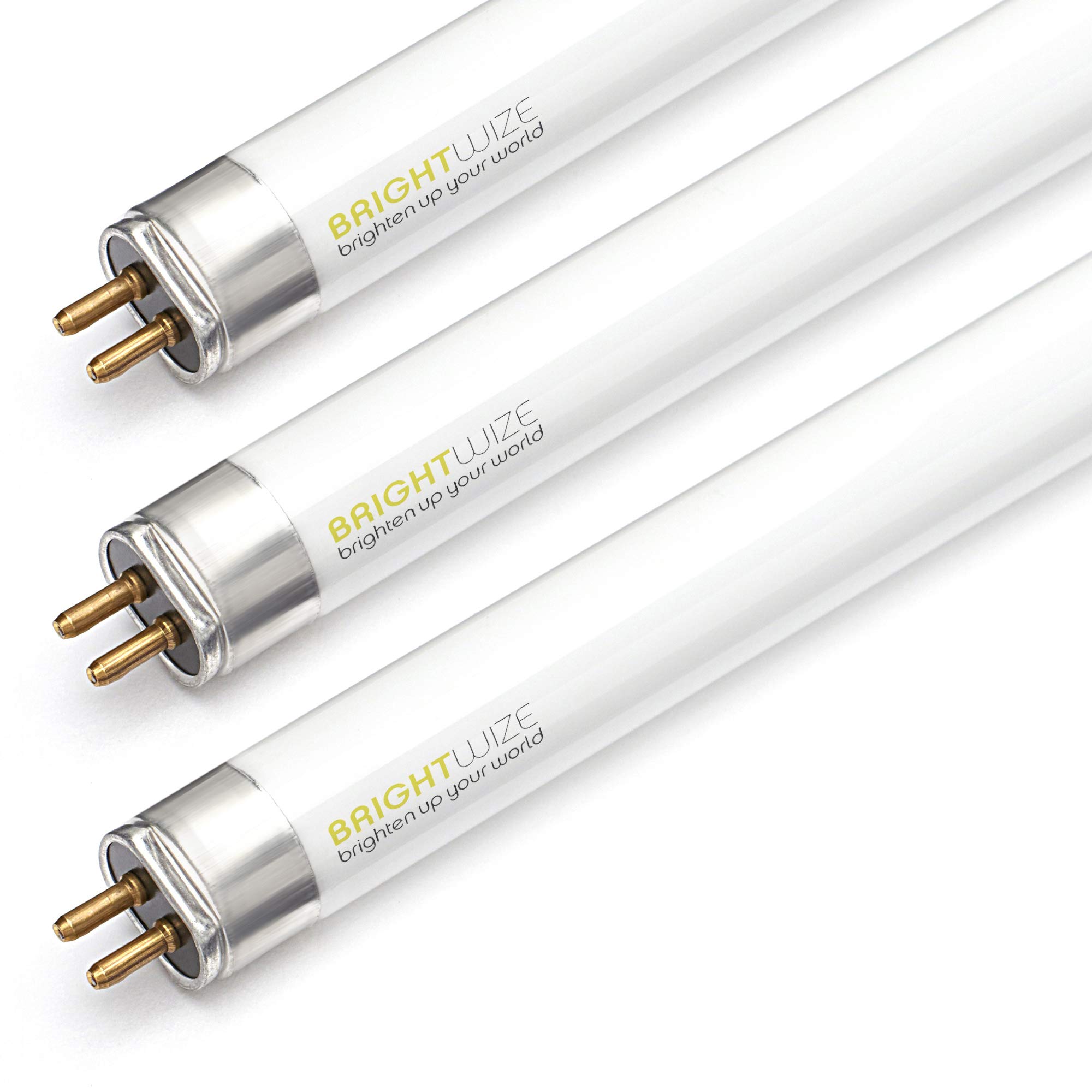 BrightWize F8t5ww LED Replacement F8t5 LED 5 Watts 500 Lumens Warm White 3000k F8 T5 Pack of 3 Bulbs