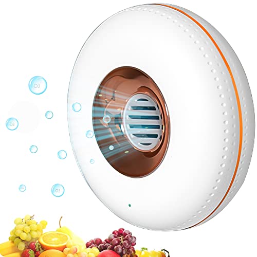 Mini USB Fridge Deodorizer Ozone Odor Eliminator Portable Rechargeable Ozone Generator Refrigerator Electronic Fresh Keeper Air Purifier For Fridge Freezer for Car Shoes Closet Kitchen