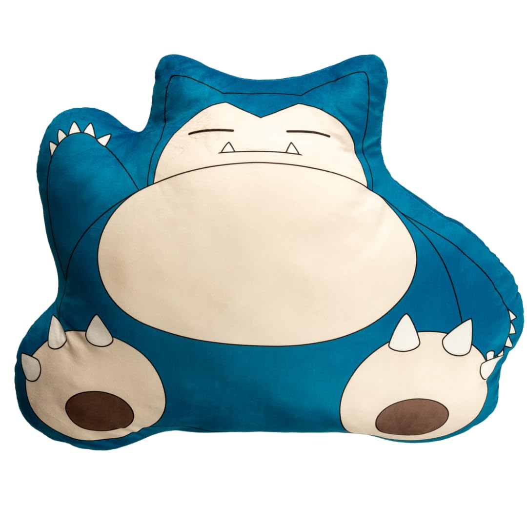 Franco Collectibles Cozy Bedding Super Soft Plush (Officially Licensed Product) Oversized Body Pillow, 25.5 in x 36 in, Pokemon-Snorlax
