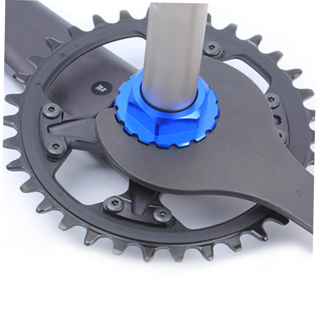CLISPEED 2 Pcs Disc Removal Tool Bottom Bracket Puller Bottom Bracket Wrench Bottom Bracket Remover Bike Crank Extractor Bike Holder Repair Tool Portable M9100 Aluminum Alloy