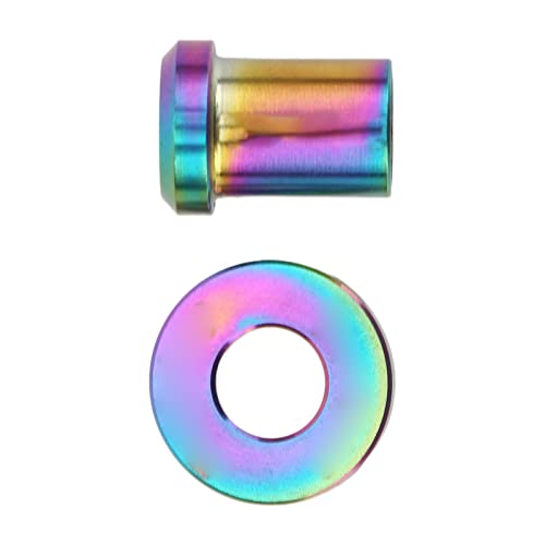 C Brake Pivot Nut, Rust Protection Small C Brake Caliper Nuts for Road Bike(Colorful)
