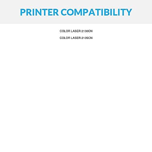 SPEEDYINKS Compatible Toner Cartridge Replacement for Dell 2130cn High-Yield (2 Black, 1 Cyan, 1 Magenta, 1 Yellow, 5-Pack)