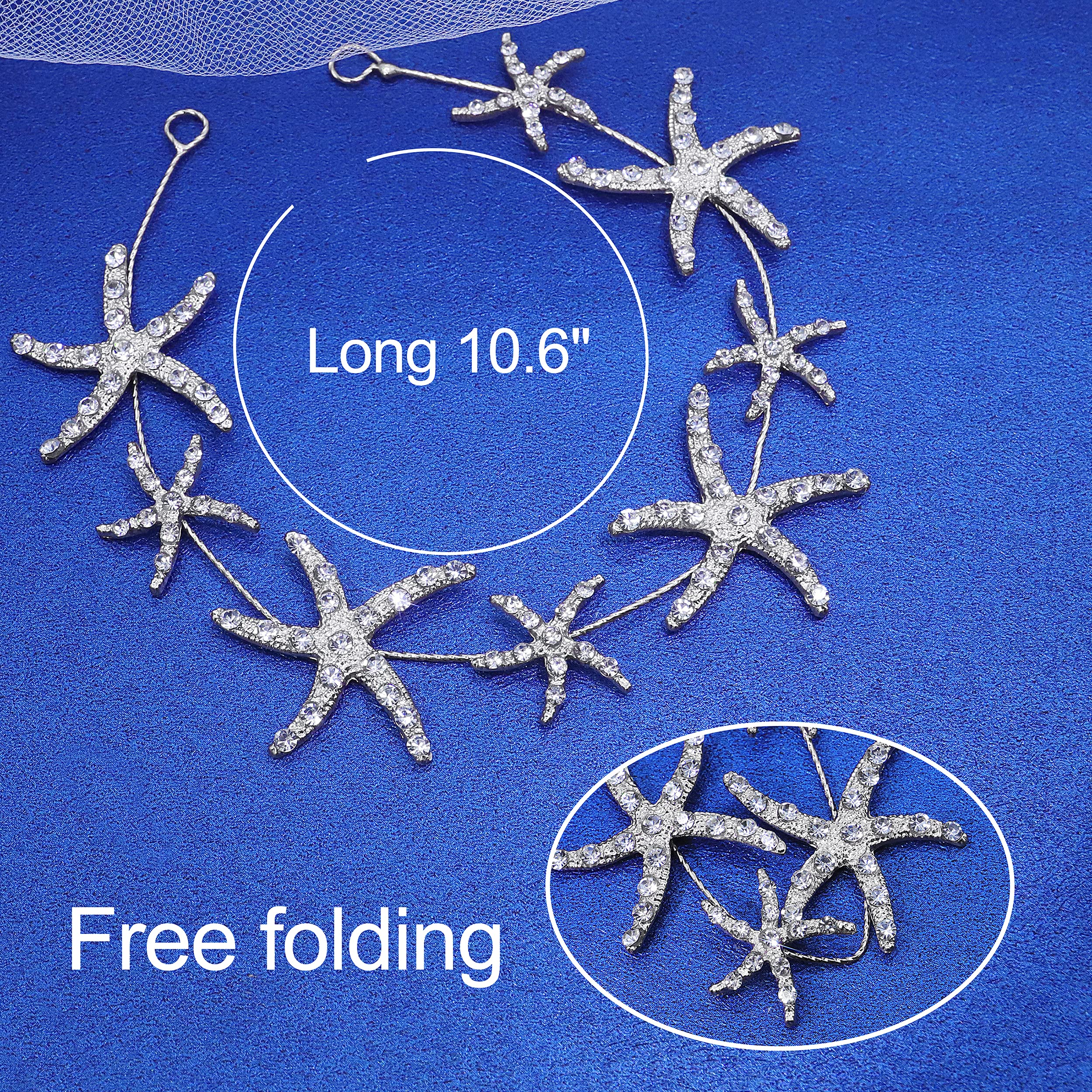 Bienvenu Women's Girl's Hair Head Band Starfish Headwear Hair Beach Wedding