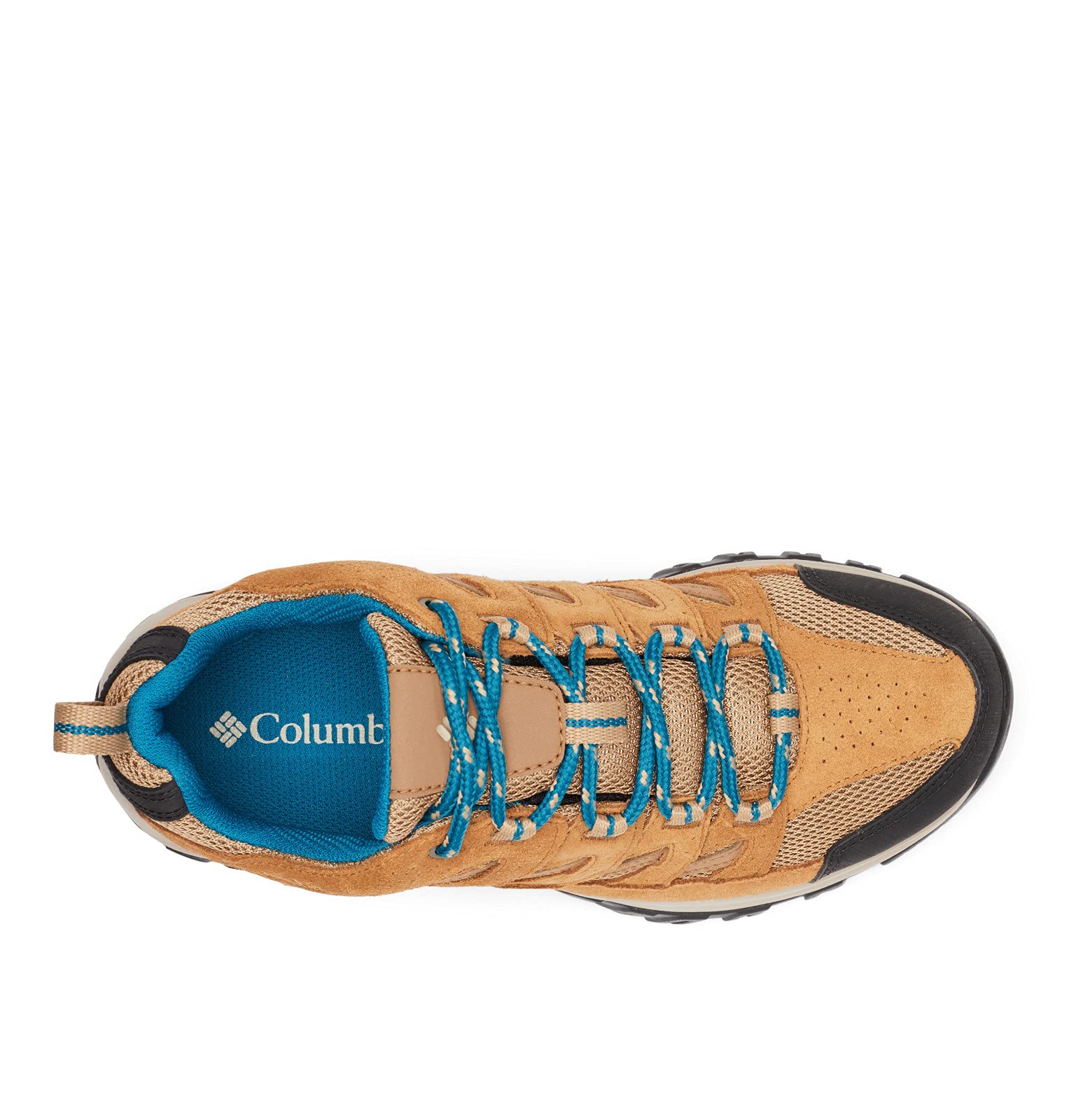 Columbia Women's Crestwood Waterproof Hiking Boot, Breathable, High-Traction Grip, Sahara/Siberia, 10