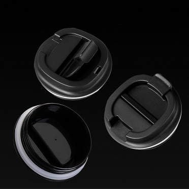 Hot Travel Mug Vacuum Insulated Coffee Mug with Leak Proof Screw Lid Coffee Cup Keep Warm or Cold for Coffee or Tea Drinks 13.5oz/400ml(Black)