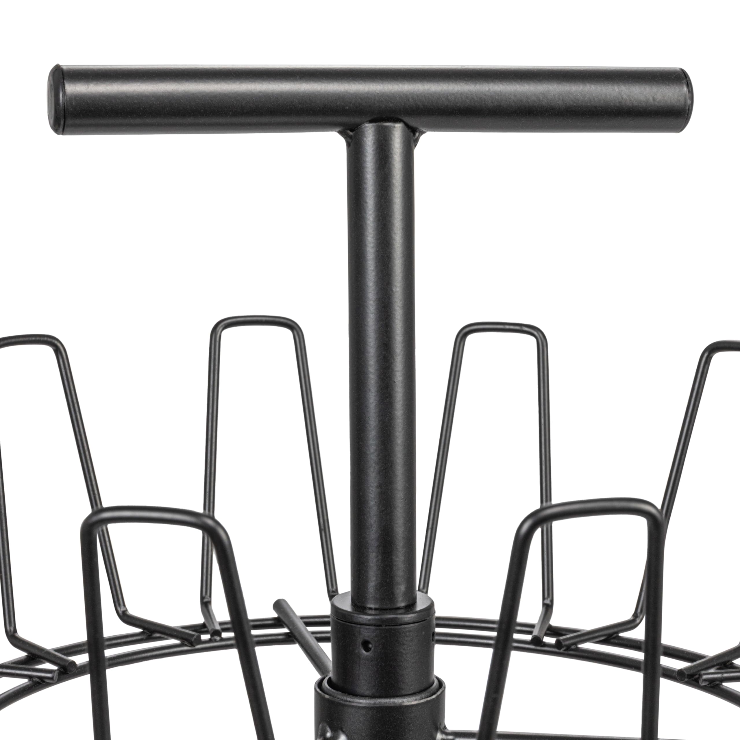 Household Essentials 3-Tier Shoe Storage Tree, Matte Black