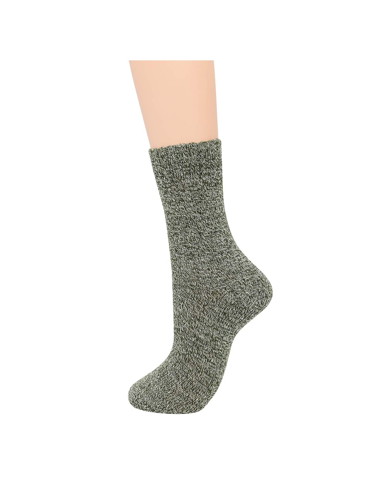 Century Star Mens Athletic Socks Retro Thick Warm Soft Wool Socks Sports Knit Pattern Winter Socks Crew Socks 5 Pairs Diamond NEW One Size