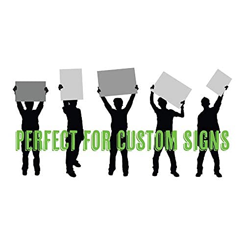 Brilliant Yard Signs Corrugated Plastic Sheet 18" x 24" x 4mm Coroplast Blank Yard Signs - 5-Pack - Black
