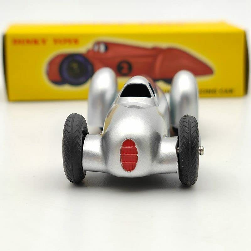 DeAgostini 1/43 Dinky Toys 23D for Auto Union Racing Car #2 Silver Diecast Model Toys Car Limited Collection Auto Gift
