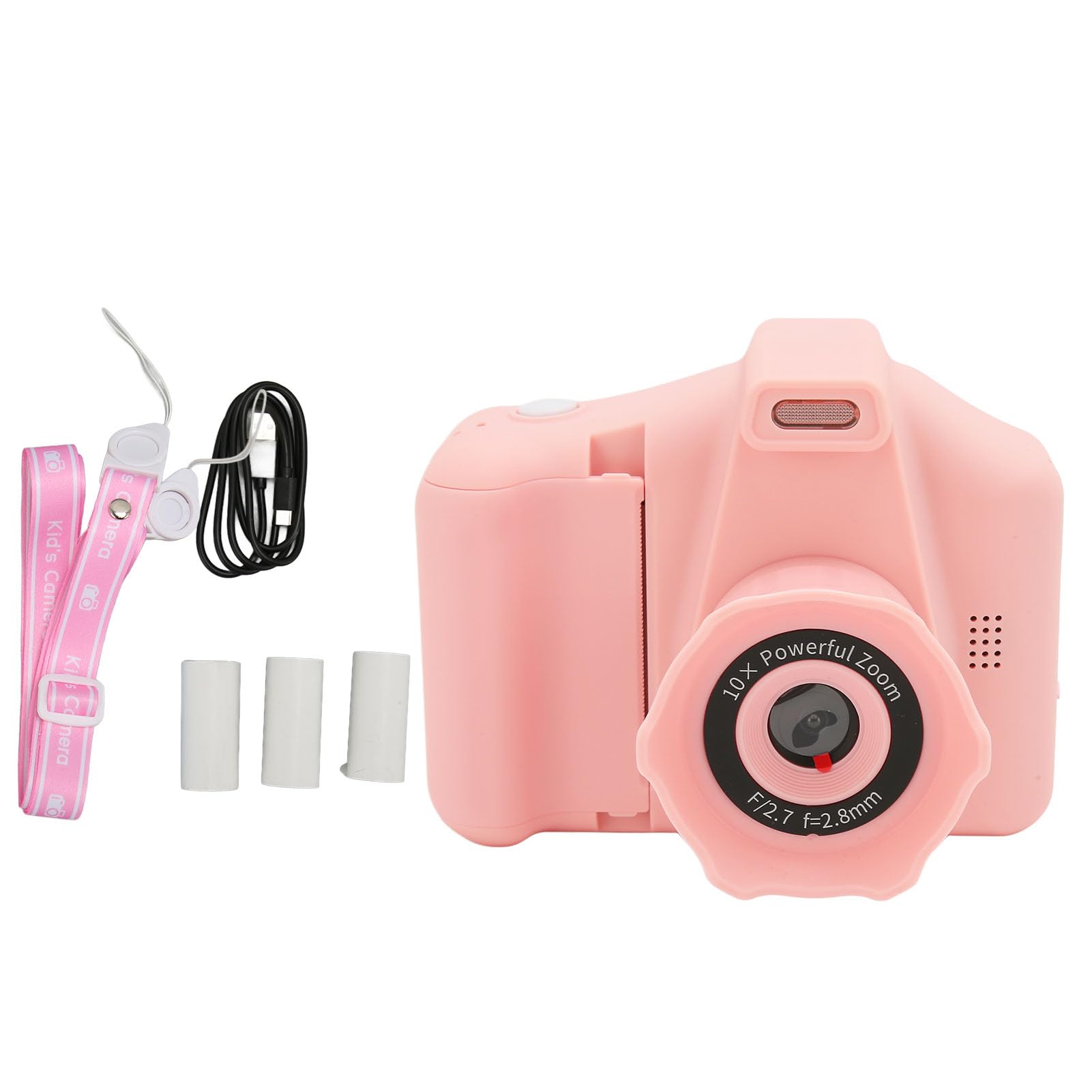 Child Video Camera, Multi Photo Frame Effects 2.8 Inch Screen 1440P 110 Degree Lens Rechargeable Multifunction Lightweight Kids Print Camera for Boys Girls (#2)