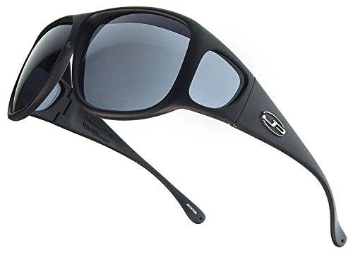 Jonathan Paul Fitovers Eyewear Aviator Sunglasses (Matte Black, PDX, Grey)