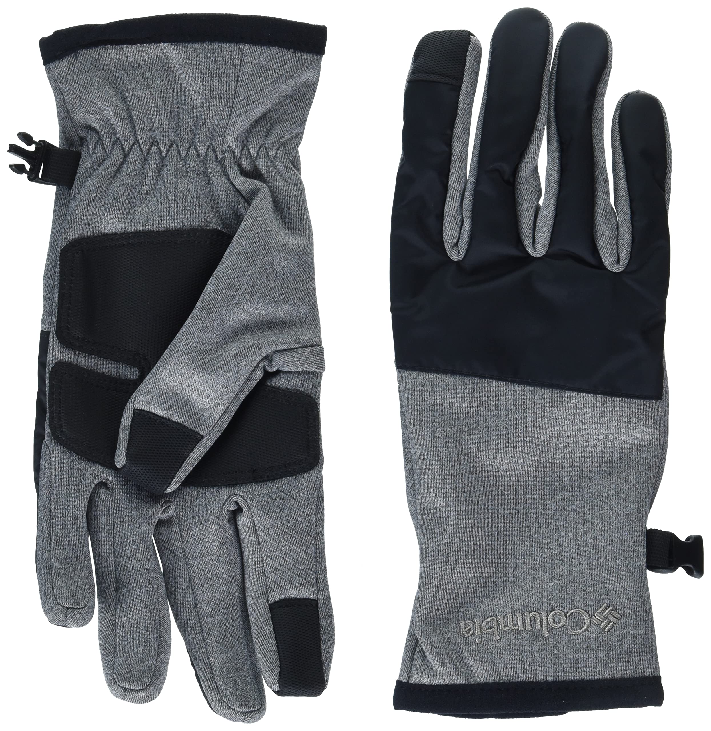 Columbia Women's Cloudcap Fleece Glove, City Grey Heather/Black, Large