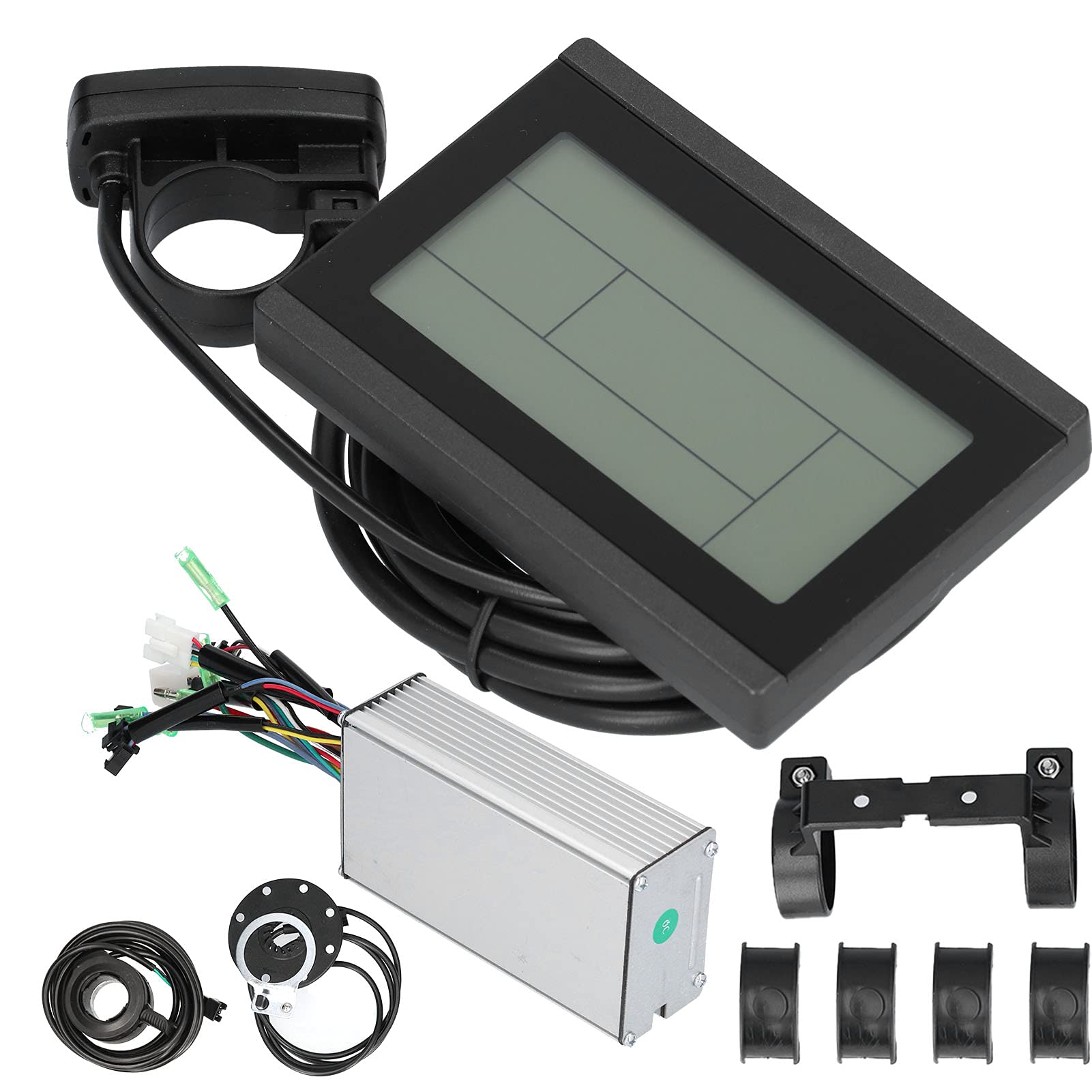 BTER E-Bike Motor Controller Kit, 36V48V 500W Electric Bike Motor Speed Controller with LCD Display, DIY E-Bike Conversion Kit for KT, for Electric Bicycle, Scooter, Electric Skateboard
