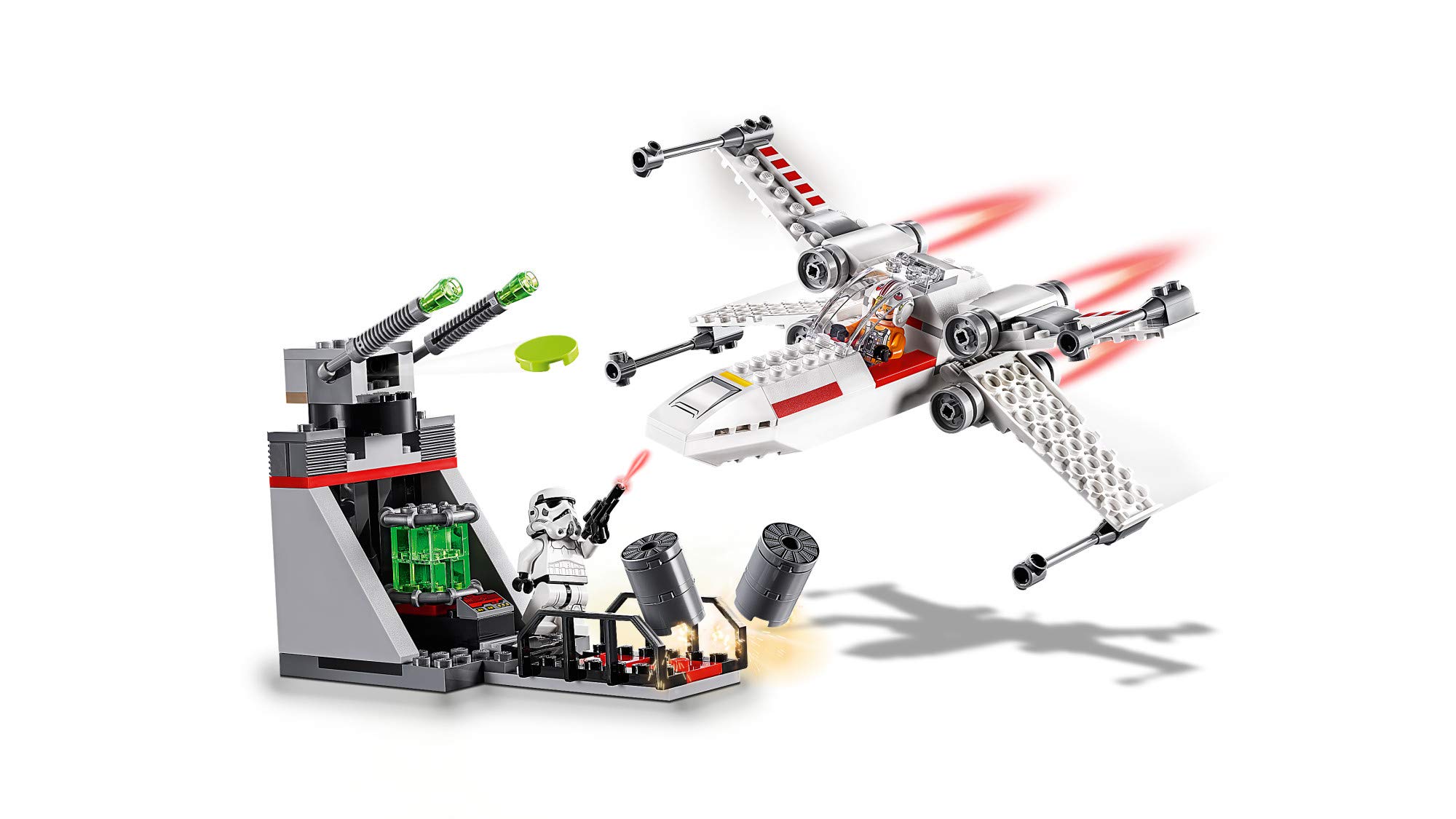 LEGO Star Wars X Wing Starfighter Trench Run 75235 4+ Building Kit (132 Pieces)