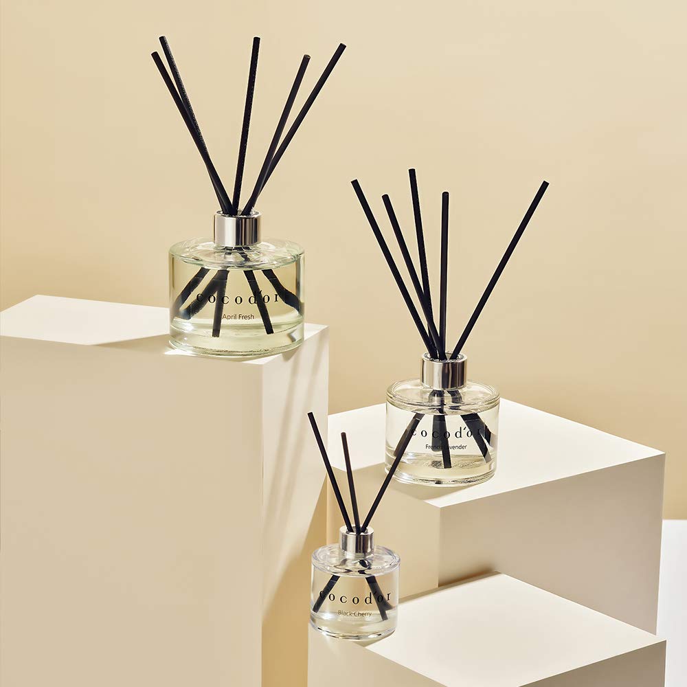COCODOR Mini Reed Diffuser/Garden Lavender/1.6oz(50ml)/3Pack/Diffuser Oil Sticks Gift Set, Home & Car Diffuser