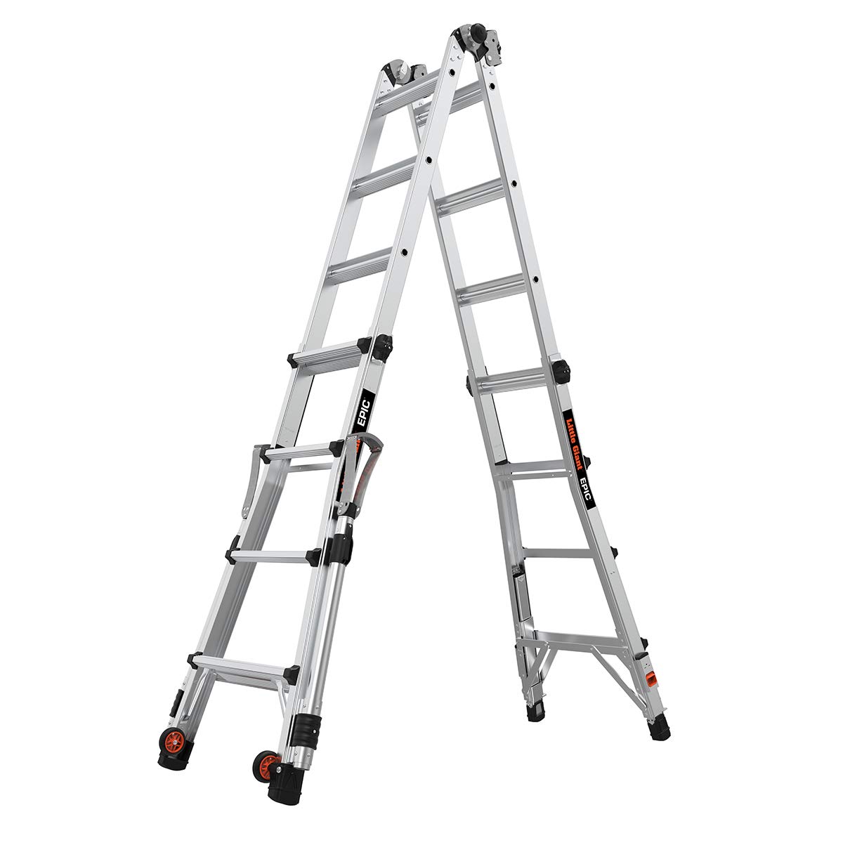 Little Giant Ladders, Epic, M17, 17 foot, Multi-Position Ladder, Aluminum, Type 1A, 300 lbs weight rating, (16817-818)