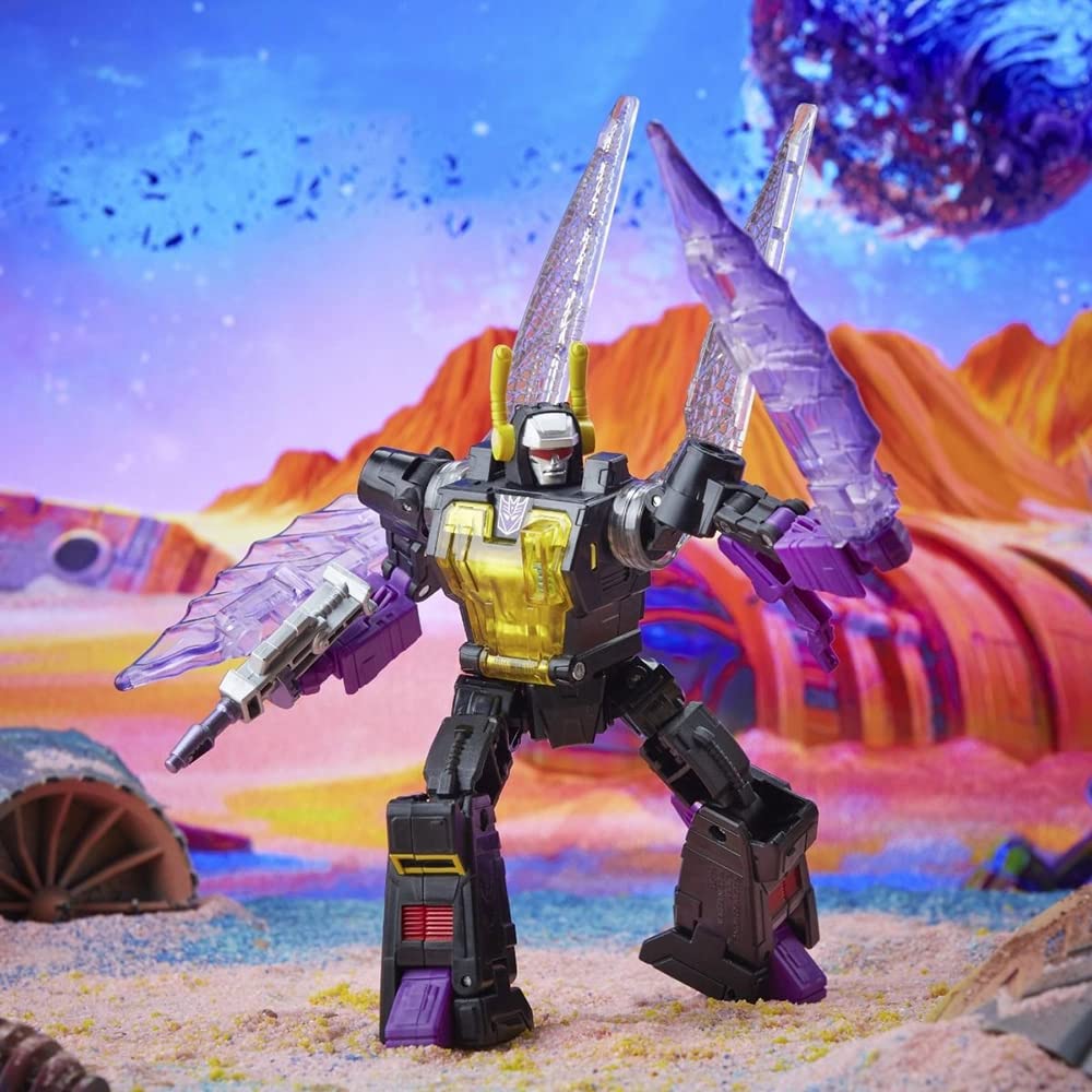 Transformers Toys Generations Legacy Deluxe Kickback Action Figure - Kids Ages 8 and Up, 5.5-inch