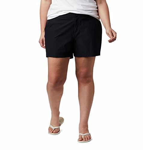 Columbia Womens Coral Point Iii Athletic Shorts, Black, 10 US