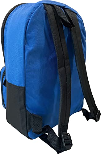 Jurassic World 15 Inch Kids Backpack With Removable Lunch Box Set (Blue-Black)