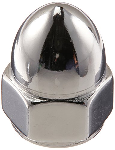 Hard-to-Find Fastener 014973132828 Coarse Acorn Cap Nuts, 1/4-20, Piece-10