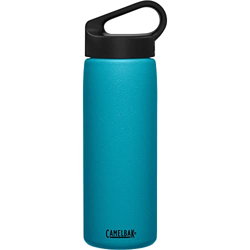 CamelBak Carry Cap Bottle - Vacuum Insulated Stainless Steel - Easy Carry, 20oz, Larkspur