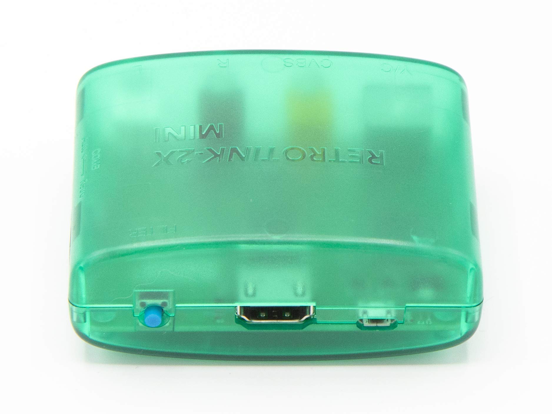 RetroTINK 2X Mini (Green) with N64/SNES S-Video Cable