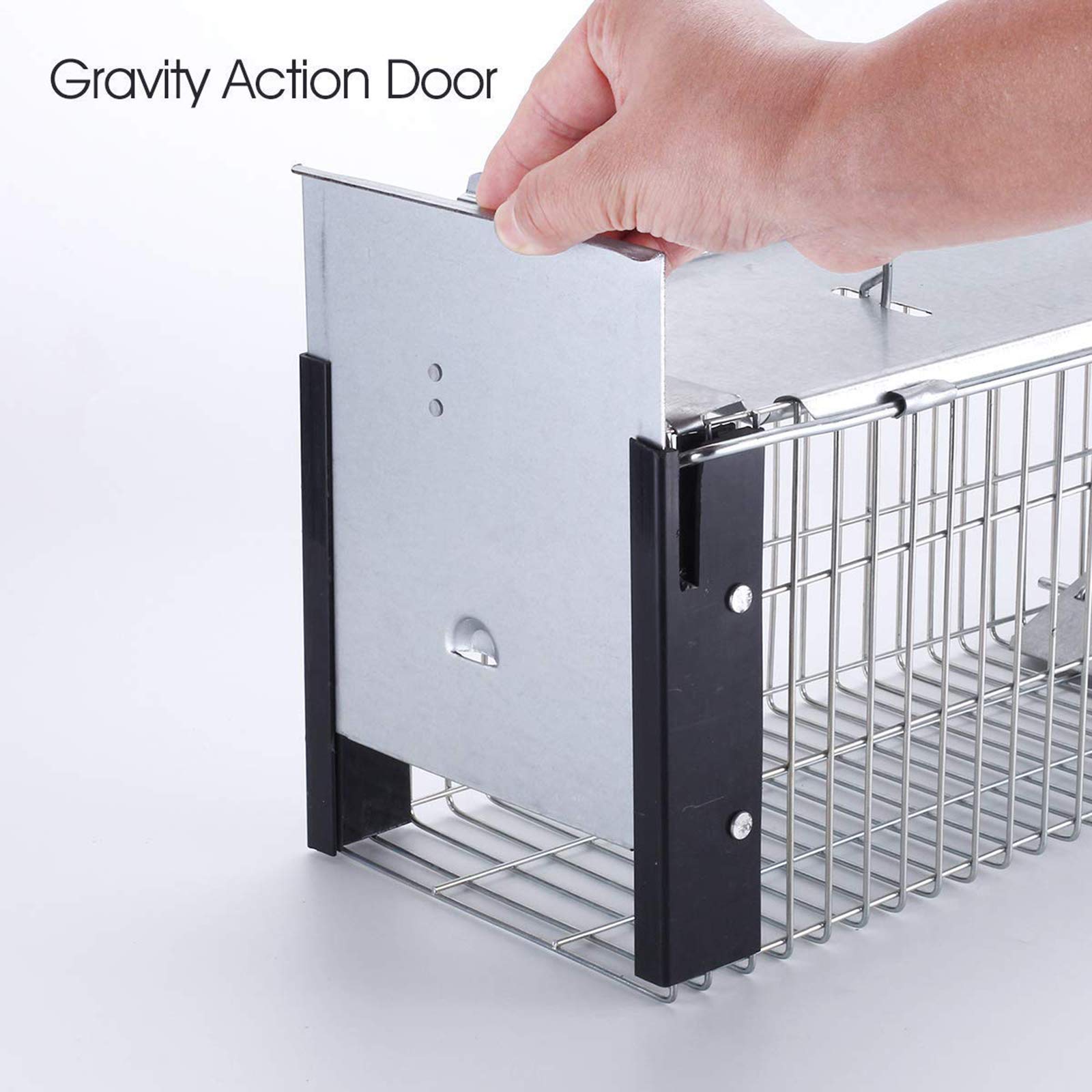 Faicuk Heavy Duty Squirrel Trap Chipmunk Trap Rat Trap and Other Similar-Size Rodents - 16.3β x 6β x 6.7β
