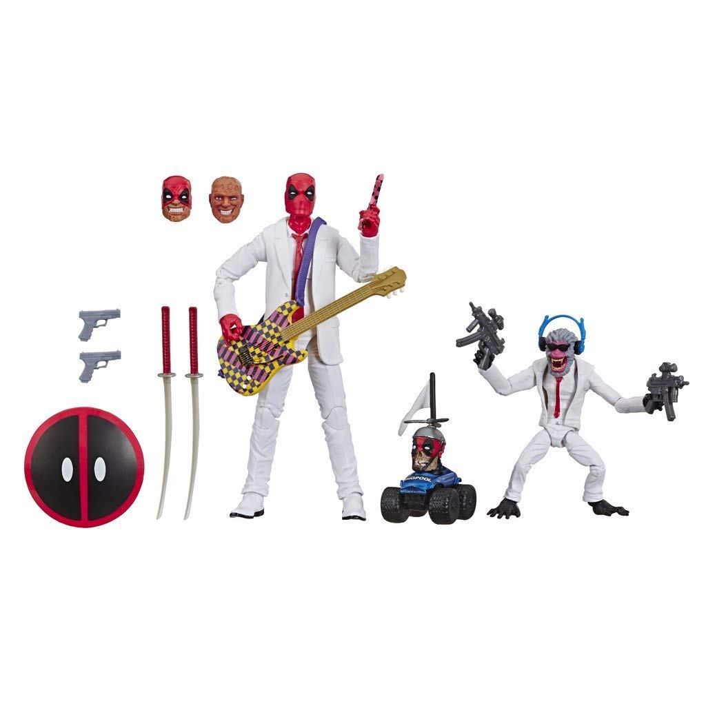 Marvel Comics 80th Anniversary Legends Series 6"-Scale Vintage Comic-Inspired Deadpool & Hit-Monkey Collectible Action Figure 2 Pack