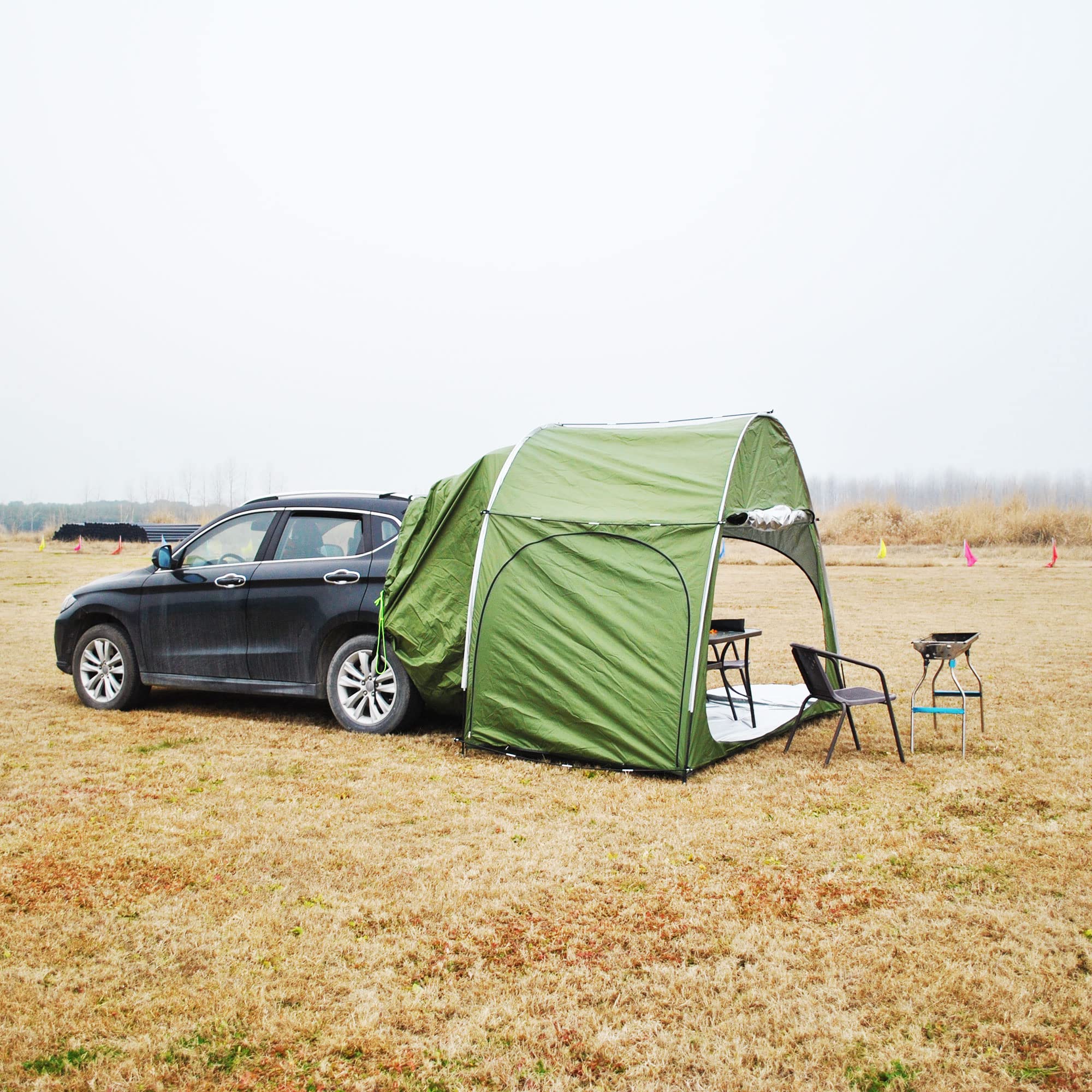 Camping Rear Hatch Tent for Van, SUV, Car Tailgate Back