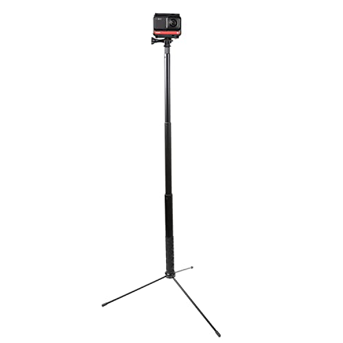 PellKing Long 77inch Invisible Selfie Stick for Insta360 ONE X3, X2, X, Insta360 ONE R, RS, Insta 360 Camera 1/4" Extended Monopod Pole