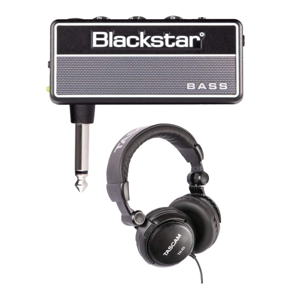 Blackstar amPlug2 Fly Bass Headphone Amplifier with Over-Ear Headphones (2 Items)
