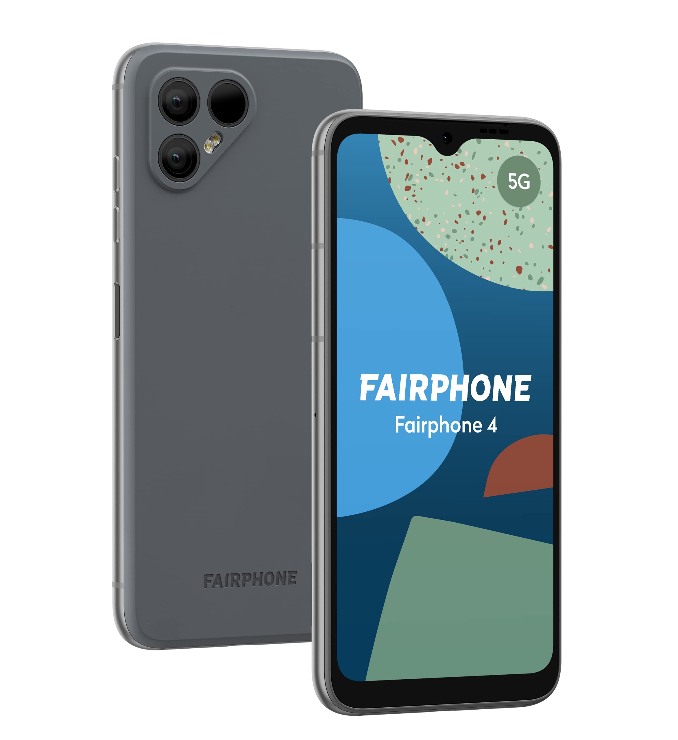 Fairphone 4 Dual-SIM 128GB ROM + 6GB RAM (GSM Only | No CDMA) Factory Unlocked 5G Smartphone (Grey) - International Version