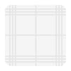 Pizuna Cotton Full Duvet Cover Set, 300 Thread Count Long Staple Cotton Sateen Weave with Button Closure (Combed Checks Luxury White Cotton Duvet Cover Full)