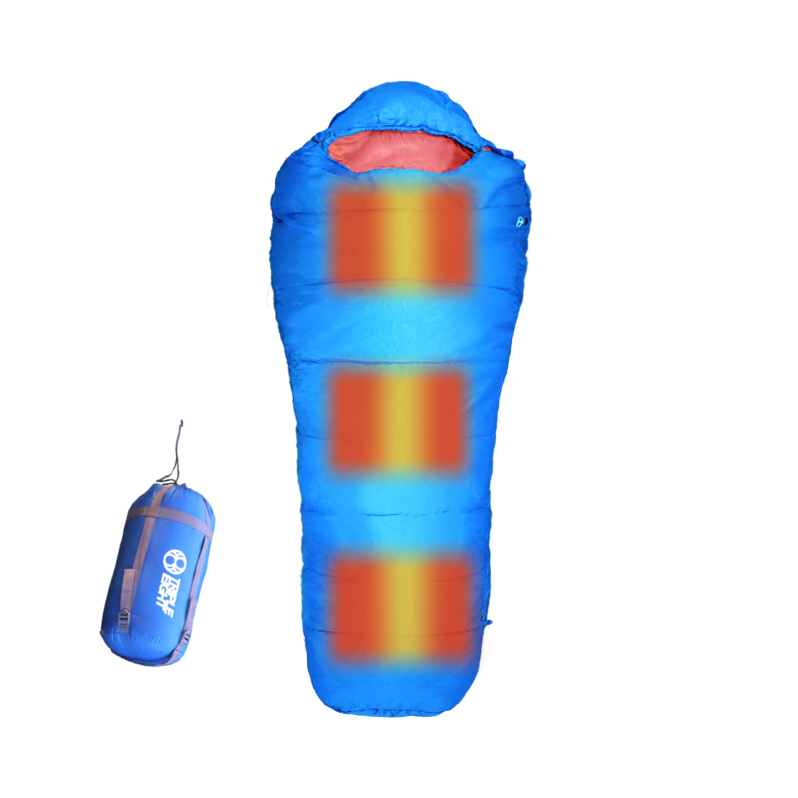 Camping Sleeping Bags for Adults w/3 Modes Cold Weather Compact Sleeping Bag Lightweight Waterproof Weather Sleeping Bag for hikking Backpacking Camping 4 Season