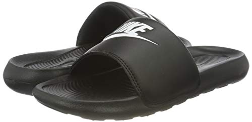 NIKE Women's Victori One Slide Trail Running Shoe, Black White Black, 6