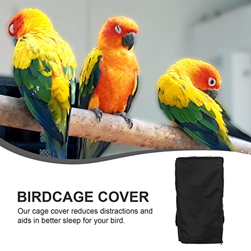 POPETPOP Bird Cage Covers for Night - Birdcage Cover Parrot Cage Cover Breathable Washable Birds Cage Cover Protector Pet Cage Cover Parakeet Cage Cover