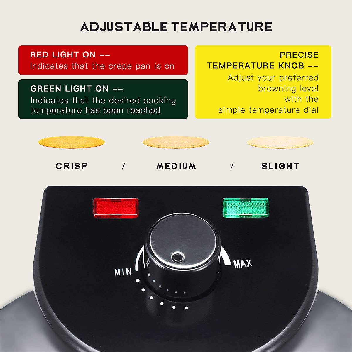 Electric Tortilla Maker 10 Inch, Roti Maker, Electric Tortilla Press, Temperature Controllable, The Automatic Stainless Steel Non-Stick Electric Machine To Make Indian Style Chapati